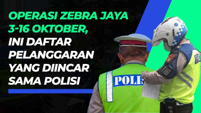 14 Pelanggaran yang Disasar Operasi Zebra Jaya yang Dimulai Hari Ini