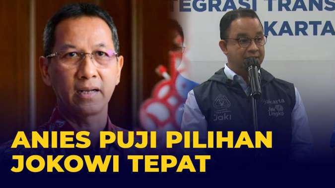 Anies Baswedan Ucapkan Selamat Kepada Heru Budi Hartono: Pilihan Jokowi ...