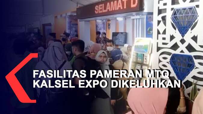 Beberapa Lampu Mati, Fasilitas Pameran MTQ Nasional Kalsel Expo 2022 ...