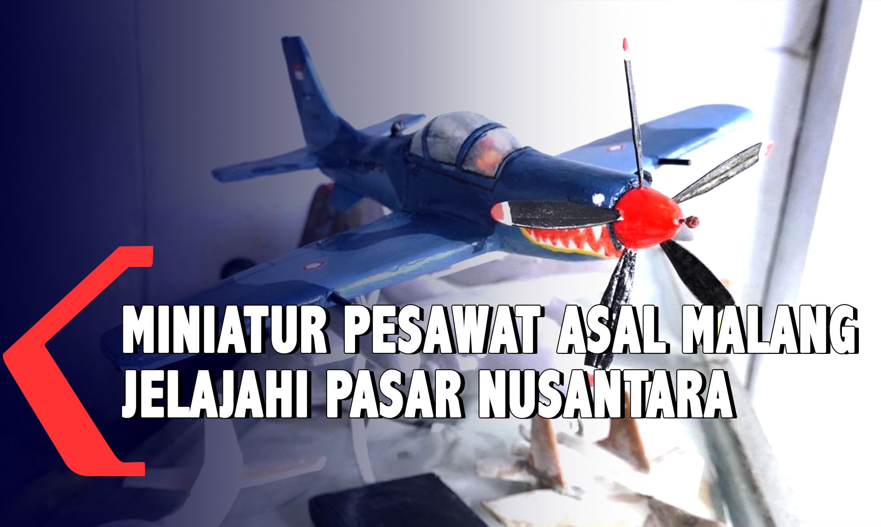 Karya Miniatur Pesawat Terbang Malang Jelajahi Pasar Nusantara