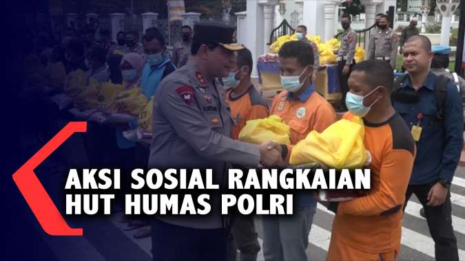 Aksi Sosial Rangkaian HUT Humas Polri