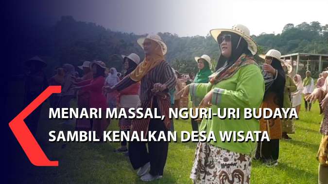 Menari Massal, Nguri-Uri Budaya Sambil Kenalkan Desa Wisata