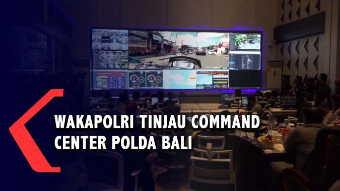 Wakapolri Tinjau Command Center Polda Bali