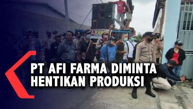 Masih Tetap Beroperasi, Warga Geruduk Pabrik PT Afi Farma