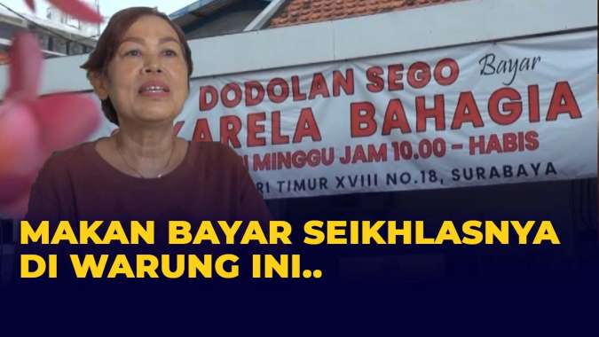 Warung Makan di Surabaya ini Sajikan Konsep dengan Bayar Seikhlasnya