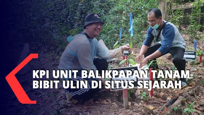 100 Bibit Ulin dan Meranti Ditanam di Kawasan Sumur Mathilda