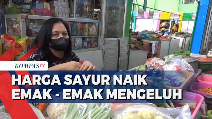 Ibu Rumah Tangga Keluhkan Harga Sayuran Naik