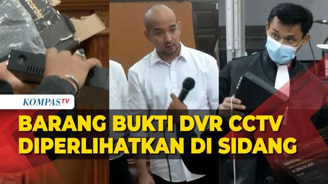 JPU Perlihatkan Barang Bukti DVR CCTV Duren Tiga di Sidang, Begini ...