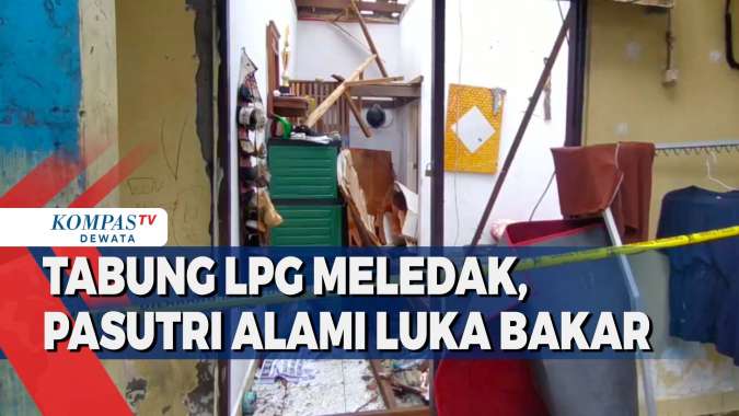 Tabung LPG Meledak, Pasutri Alami Luka Bakar