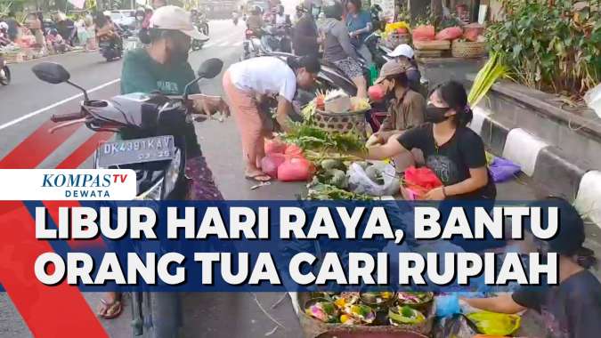 Libur Hari Raya, Bantu Orang Tua Mencari Rupiah