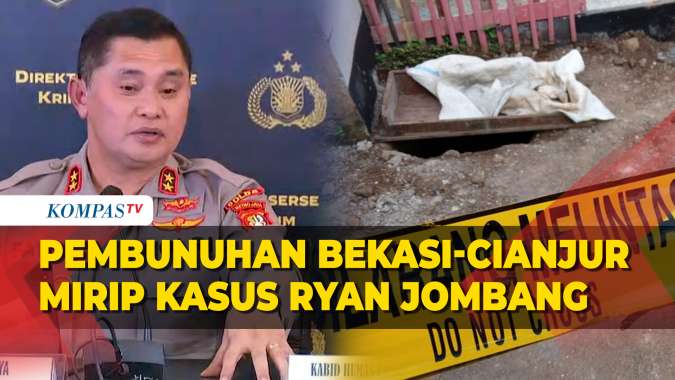 Kasus Pembunuhan Berantai Bekasi-Cianjur Mirip dengan Kasus Ryan Jombang