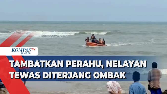 Nelayan Tewas Diterjang Ombak Saat Menambatkan Perahu