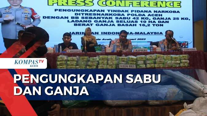 Pengungkapan Sabu dan Ganja Sindikat Internasional