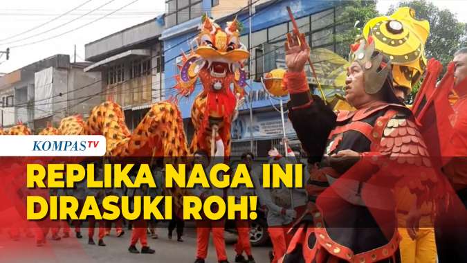 Sambut Cap Go Meh di Pontianak, Ritual Buka Naga Mata Berlangsung Semarak
