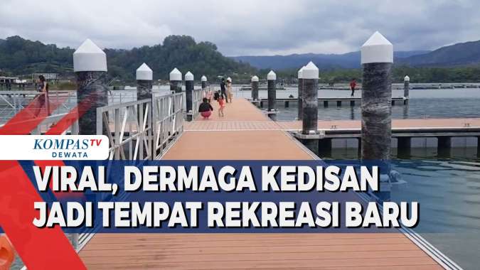 Viral, Dermaga Kedisan Jadi Tempat Rekreasi Baru