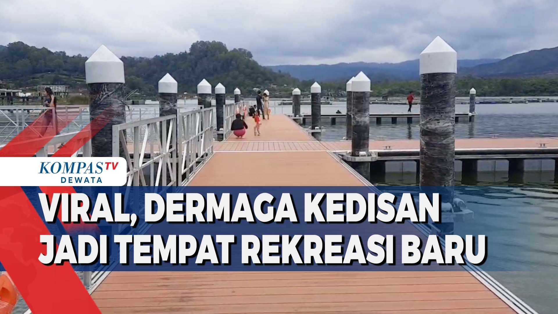 Viral, Dermaga Kedisan Jadi Tempat Rekreasi Baru