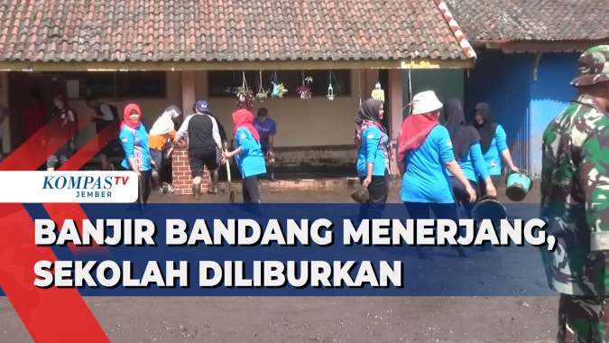 Diterjang Banjir Bandang, KBM di SDN Sempol 1 Diliburkan