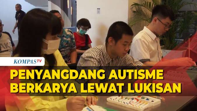 Menengok Pameran Lukisan Karya 3 Seniman Penyandang Autisme