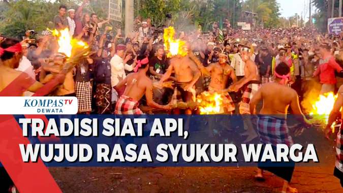 Tradisi Siat Api, Wujud Rasa Syukur Warga