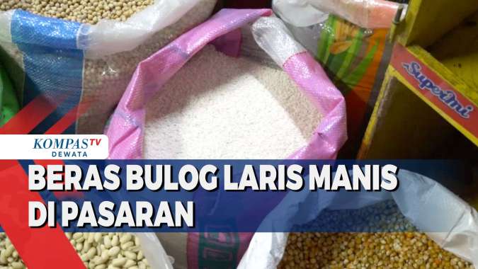 Beras Bulog Laris Manis Di Pasaran