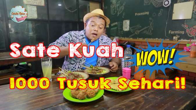 Sate Kuah Bang Anek Khas Pontianak Sehari Bisa Habis Seribu Tusuk!