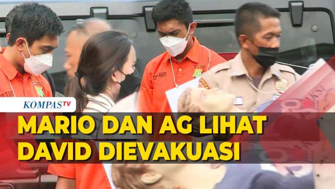 Ini Reaksi Mario Dandy dan AG Saat David Dievakuasi ke Rumah Sakit