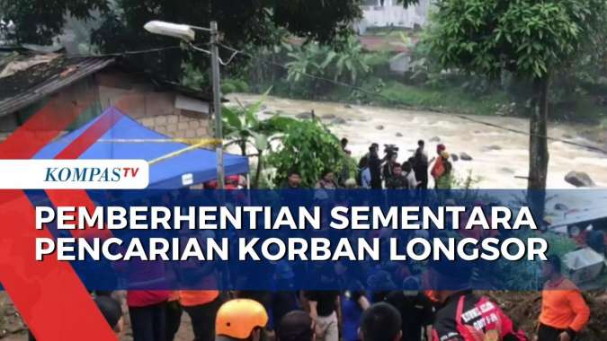 Dihentikan Sementara Ini Kendala Pencarian 4 Korban Longsor Di Kampung