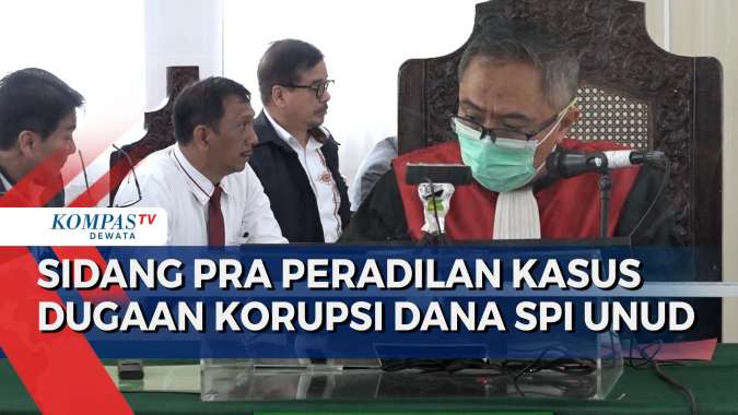 Sidang Pra Peradilan Kasus Dugaan Korupsi Dana SPI UNUD