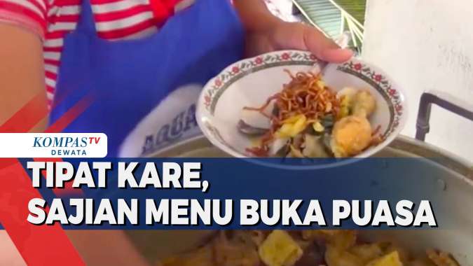 Tipat Kare, Sajian Menu Buka Puasa