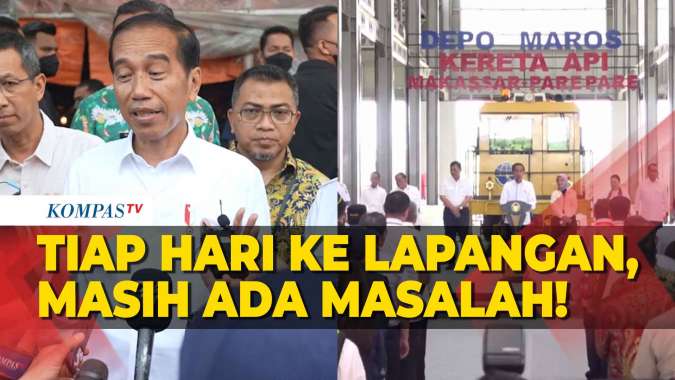 Respons Jokowi Soal Korupsi Proyek Pembangunan Jalur Kereta Api Trans Sulawesi yang Baru Diresmikan