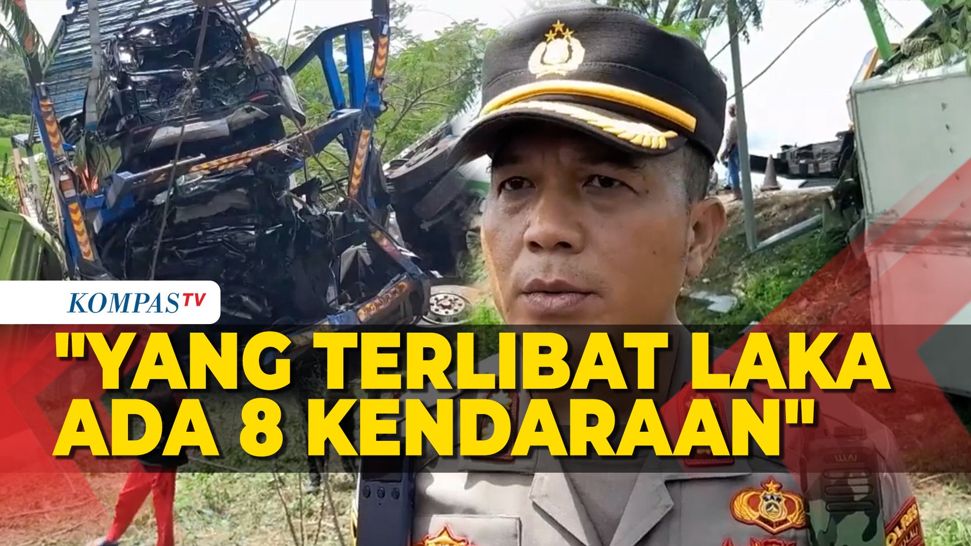 Video: Polisi Ungkap Dugaan Laka Beruntun di Ruas Tol Semarang-Solo: 8 Kendaraan Besar Terlibat