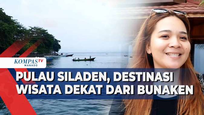 Keindahan Pantai Pasir Putih & Terumbu Karang di Pulau Siladen