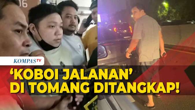 Detik-detik Penangkapan Pelaku Koboi Jalanan Tol Tomang, Begini ...
