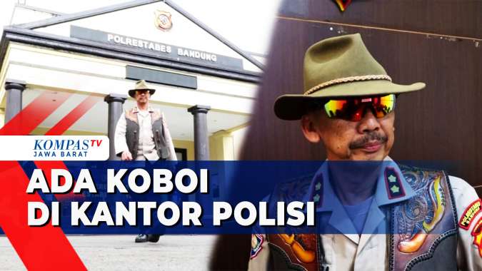 Polisi Nyentrik Berpenampilan Ala Koboi