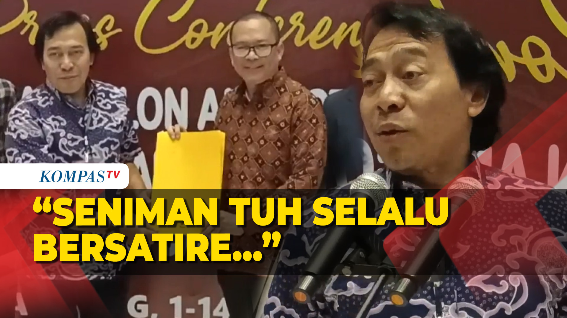 Komedian Komeng Daftar Caleg DPD RI dari Dapil Jawa Barat, Ini Alasanya