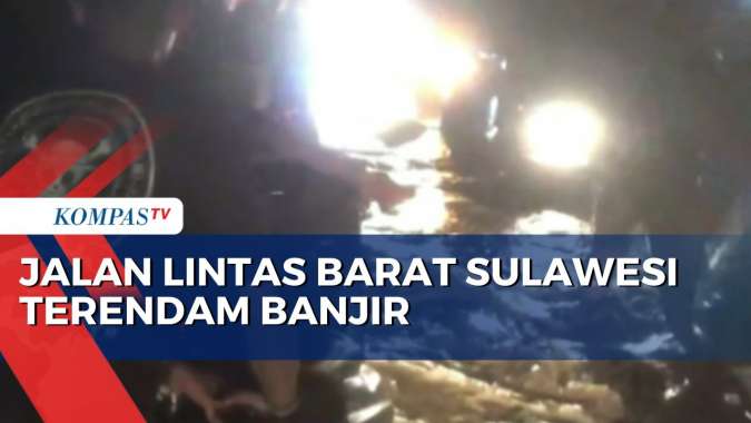 Sungai Kunyi Meluap, Ratusan Rumah di Polewali Mandar Terendam Banjir
