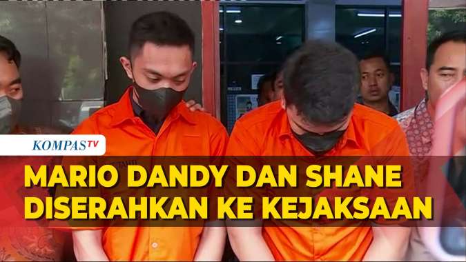Mario Dandy dan Shane Diserahkan ke Kejaksaan, Siap Jalani Rangkaian Sidang