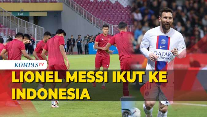 Argentina Resmi Bawa Lionel Messi Lawan Timnas Indonesia