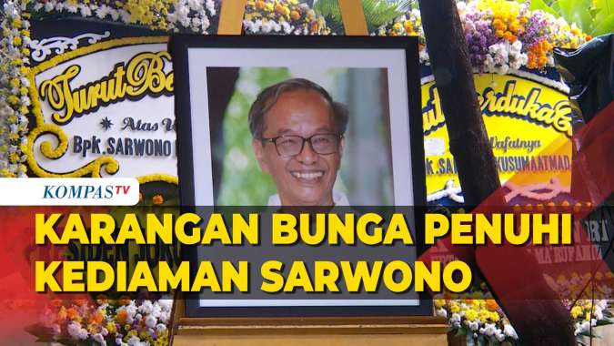 Rumah Duka Sarwono Kusumaatmadja Dibanjiri Karangan Bunga: Dari Jokowi ...
