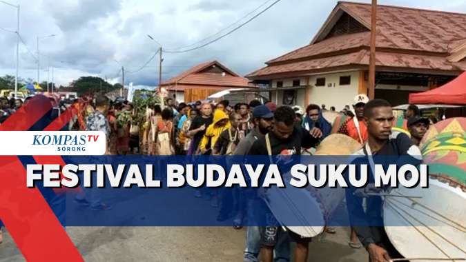 Masyarakat Ramaikan Festival Budaya Suku Moi di Papua Barat Daya