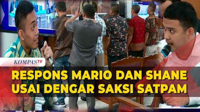 [FULL] Tanggapan Mario Dandy dan Shane Lukas Usai Dengar Kesaksian 5 Satpam di TKP