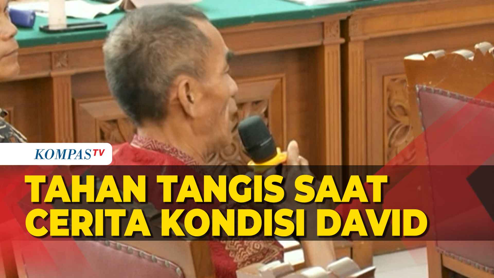 Video: Saat Sidang, Saksi Satpam Tahan Tangis Cerita Kondisi David Usai ...