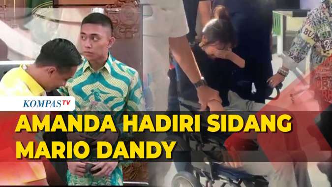 Naik Kursi Roda, Amanda Mantan Pacar Mario Dandy Jadi Saksi Sidang Penganiayaan David