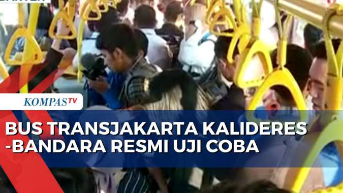 Bus Transjakarta Rute Kalideres-Bandara Soetta Bebas Biaya Selama Uji Coba
