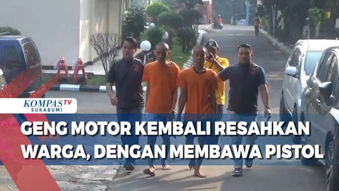 Geng Motor Kembali Resahkan Warga, Dengan Membawa Pistol