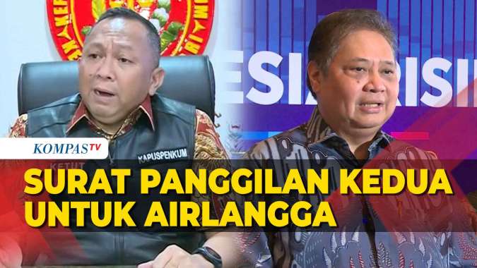 Alasan Kejagung Layangkan Surat Panggilan Kedua untuk Airlangga Hartarto Alasan Kejagung Layangkan Surat Panggilan Kedua untuk Airlangga Hartarto