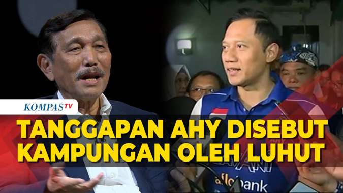 Begini Tanggapan AHY Disebut Kampungan oleh Luhut