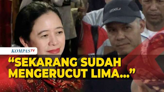 Puan Ungkap Bacawapres Ganjar Pranowo Mengerucut 5 Nama, Siapa Saja?