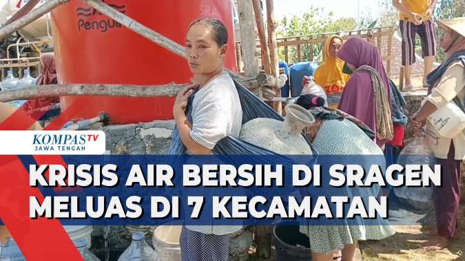Krisis Air Bersih di Sragen Meluas di 7 Kecamatan