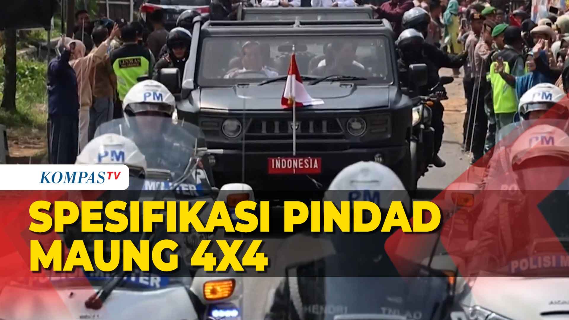 Video: Ini Spesifikasi Pindad Maung 4x4 yang Dijajal Jokowi, Prabowo ...